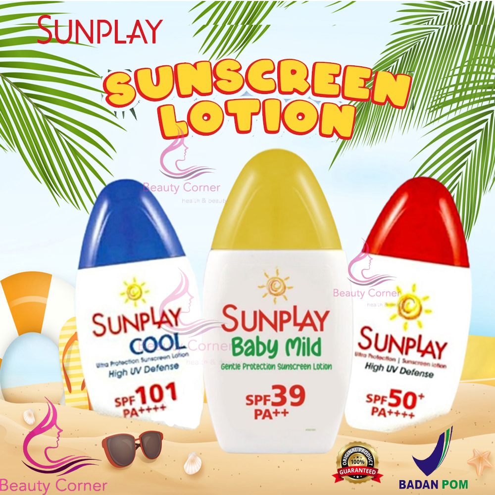 Jual Sunplay Ultra Protection Sunscreen Lotion SPF 50+ PA++ | Baby Mild ...