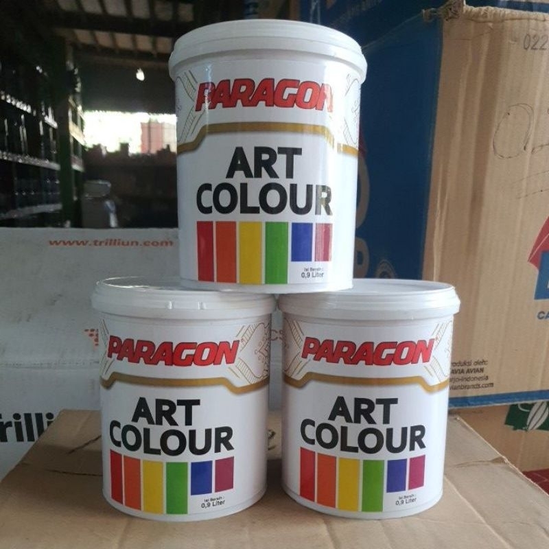 Jual CAT EMAS 1KG PARAGON ART COLOUR WATERBASED CAT ORNAMEN DEKOR LIS ...