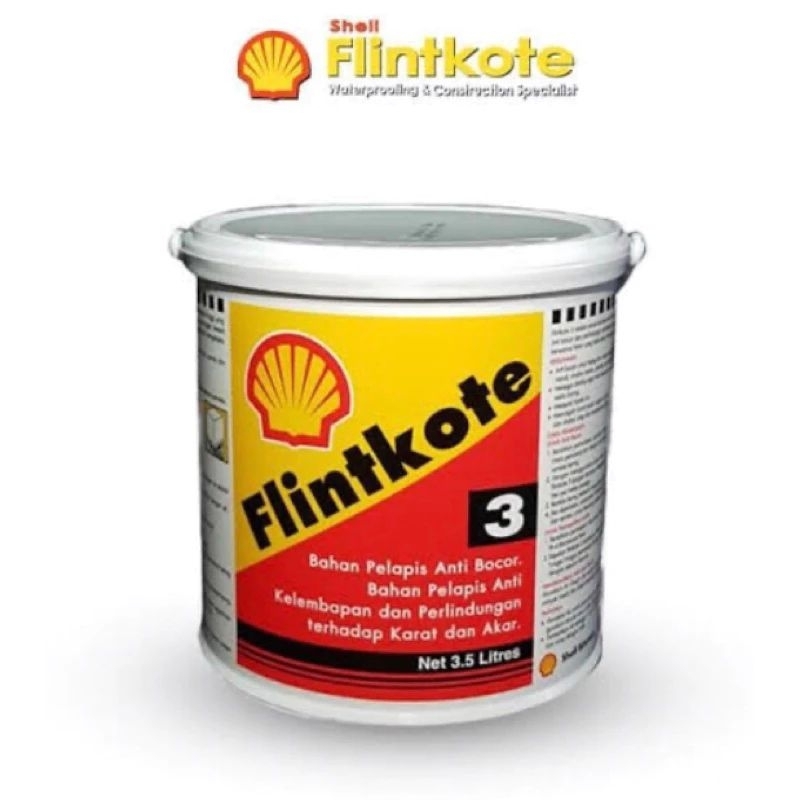 Jual Aspal cair Shell Flintkote No. 3 isi 3,5lt plinkut primer membran ...