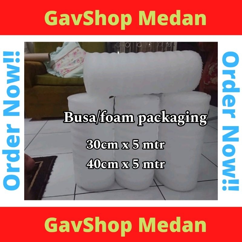Jual Busa Foam Packaging Tebal 2mm uk 30cm x 5 mtr - 40cm x 5mtr Lebih ...