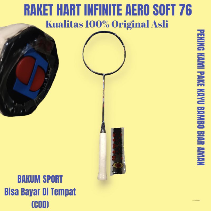 Jual Raket Hart infinite Aero soft 76 kualitas 100% Original Asli Bisa ...