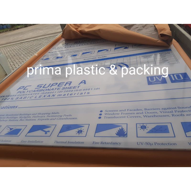Jual Atap Polycarbonate PC Clear Bening 4mm x 122cm x 244cm | Shopee ...