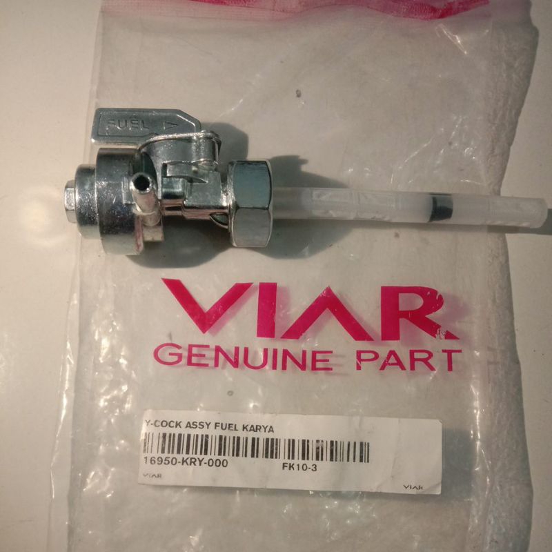 Jual kran bensin, cock assy fuel VIAR KARYA RODA 3 SERIES 150,200,300 ...