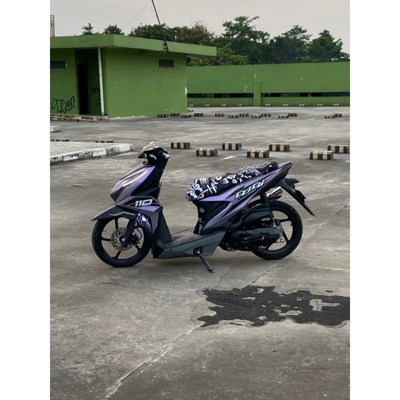 Jual striping sticker beat 2020/2023 motif font beat transparan custame ...