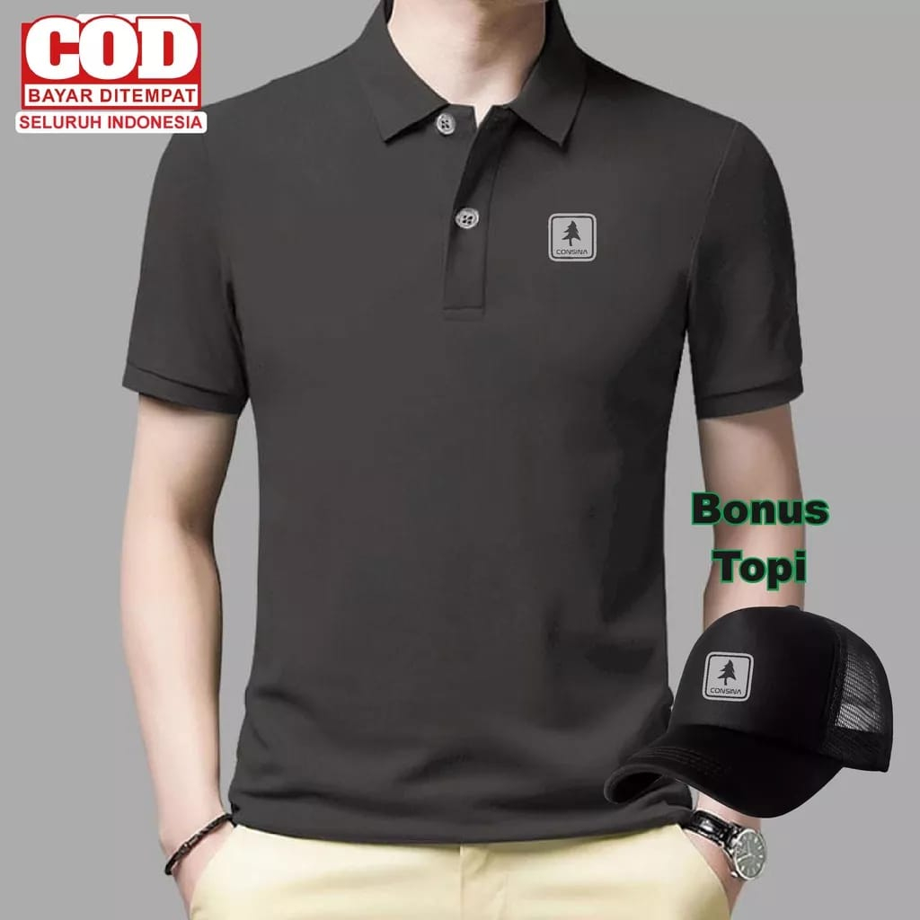 Jual BONUS TOPI !!! Baju Kaos Polo Pria Lengan Pendek / Polo Logo ... Jual BONUS TOPI !!! Baju Kaos Polo Pria Lengan Pendek / Polo Logo ...