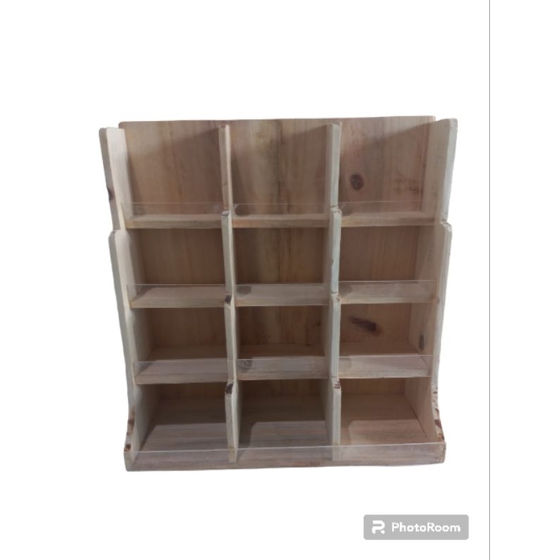 Jual Coffee storage/Tempat kopi/Rak kopi sachet/Display kopi/Rak kayu ...