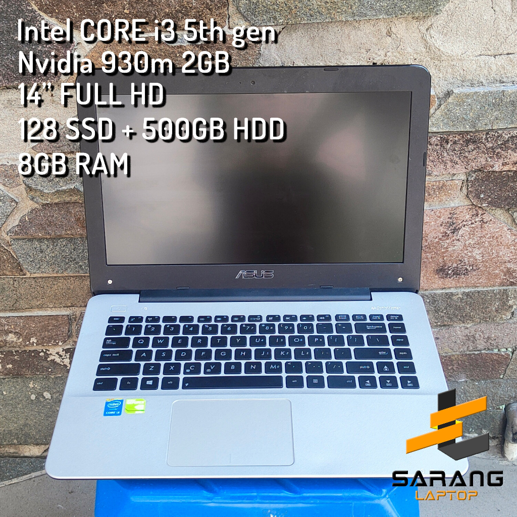 Jual Asus A455L Intel Core i3 Gen 5th | Nvidia 930m | 8GB | SSD 128GB ...