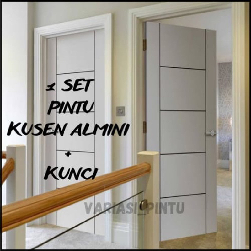 Jual SATU SET PINTU MINIMALIS / PINTU MINIMALIS / PINTU KAMAR / PINTU ...