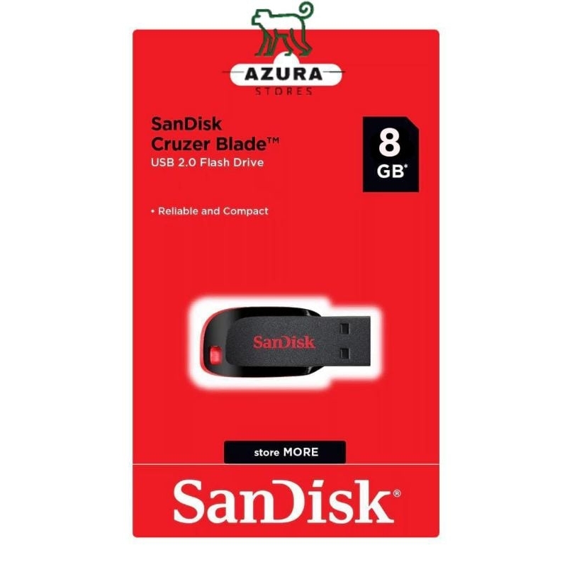 Jual [AZURA STORES] FD/Flashdisk Sandisk Cruzer Blade Usb 2.0 8GB ...