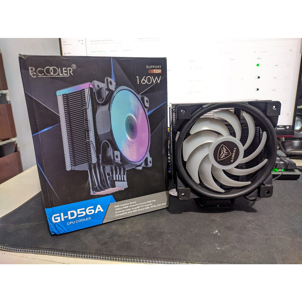 Jual Fan CPU PC Cooler GI-D56A HALO RGB / Fan Processor PC Cooler GI ...