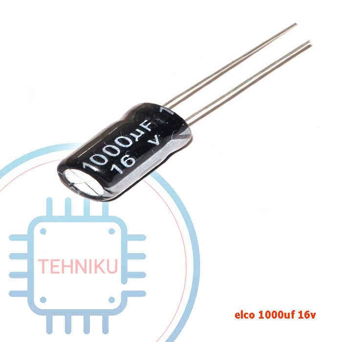Jual KOMPONEN ELEKTRONIK ELCO 1000UF 16V | Shopee Indonesia