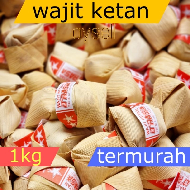 Jual WAJIT KETAN 1KG / WAJIK 1KG OLEH OLEH AYSELL SNACK CEMILAN ...