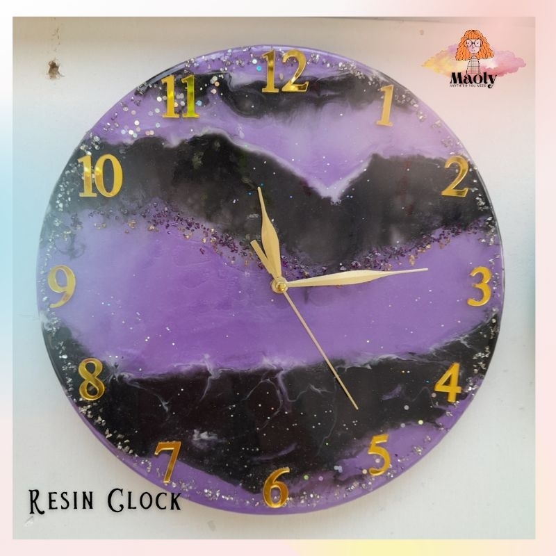 Jual Jam Dinding Resin Clock Jam Meja Home Decor Custom Foto Hadiah ...