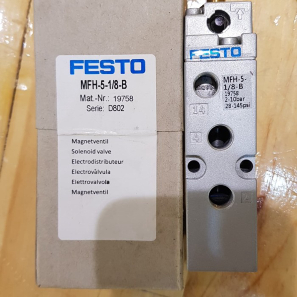 Jual FESTO 19758 SOLENOID VALVE TYPE MFH-5-1/8-B Limited | Shopee Indonesia