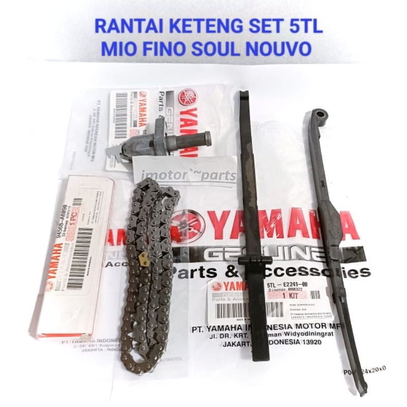 Jual RANTAI KETENG SET ( 5TL ) TONJOKAN LIDAH TENSIONER MIO SMILE MIO ...