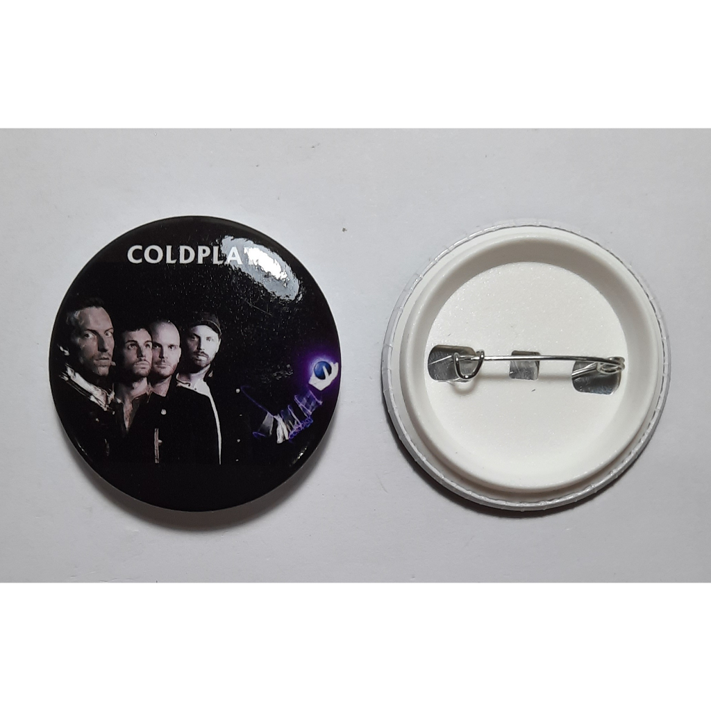 Jual Freebies Pin Peniti 4,4cm COLDPLAY/Freebies Pin COLDPLAY/bisa ...