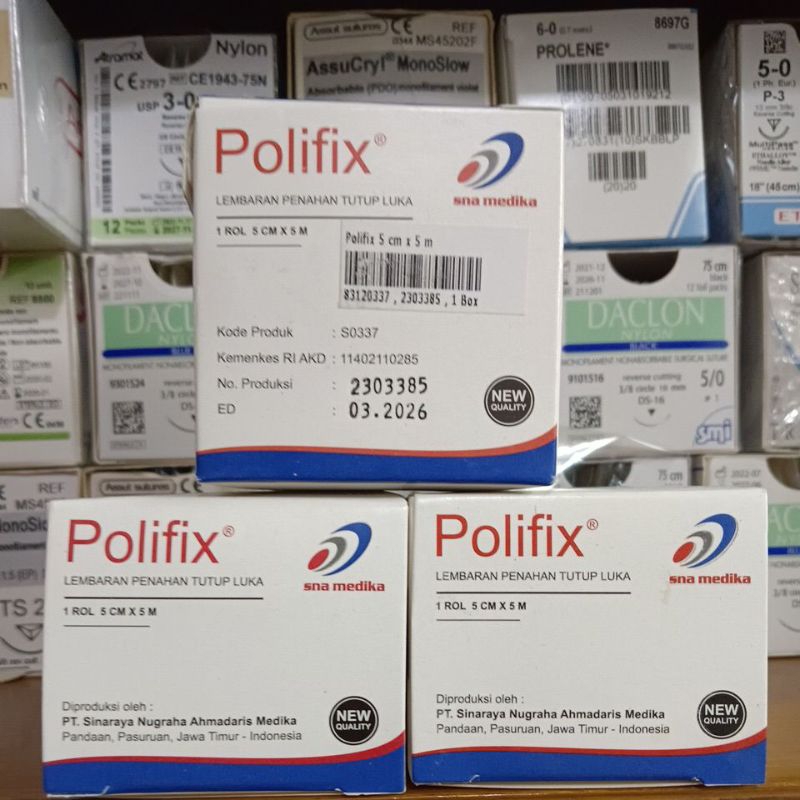 Jual Polifix / Lembaran penahan tutup luka | Shopee Indonesia