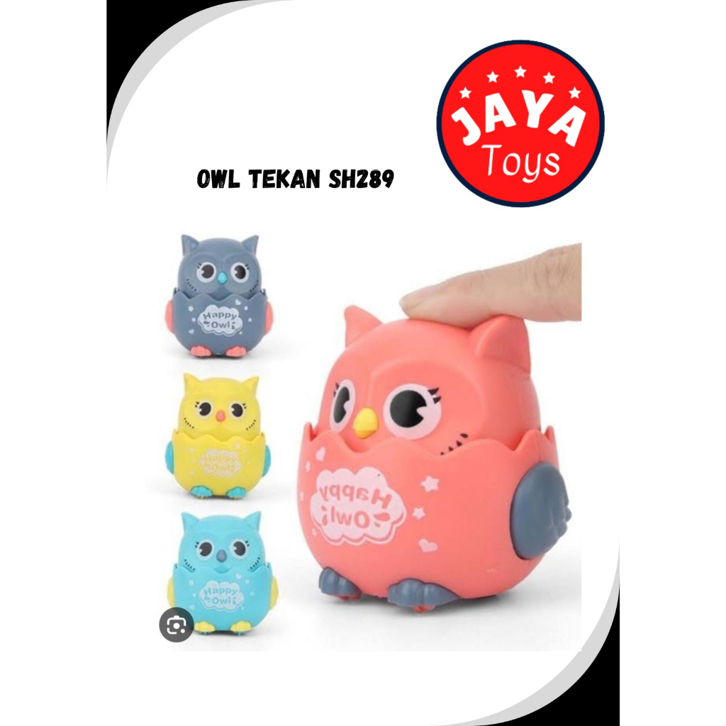 Jual Mainan Push Car / Bentuk Owl / Burung Hantu Tekan Kepala Bisa ...