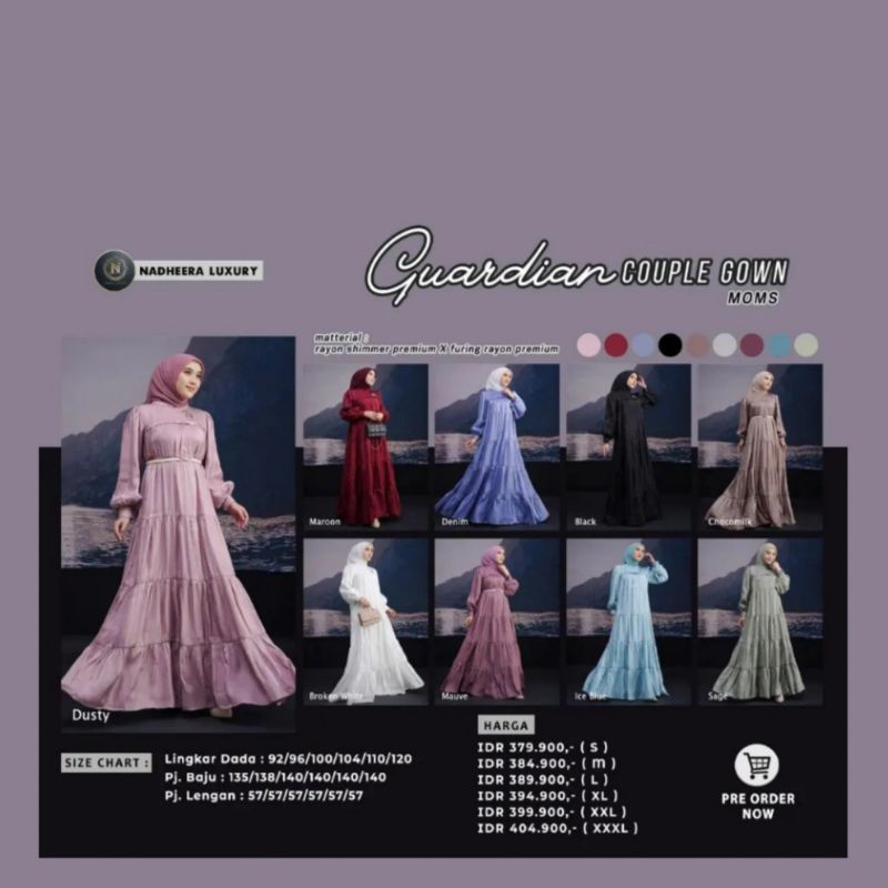 Jual GUARDIAN GOWN by Nadheera Luxury [ NEW - ND Gown Series ] Gaun Nadheera Luxury | Shopee ...