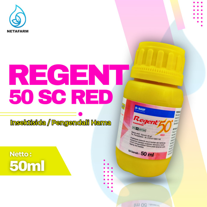 Jual Pestisida Insektisida Fipronil BASF REGENT 50 SC RED - 50ml ...
