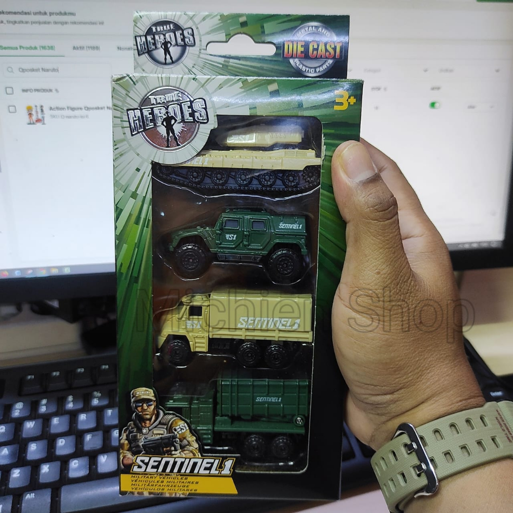 Jual Die Cast Military True Heroes Sentinel 1 Vehicles 4 Pack toysRus ...