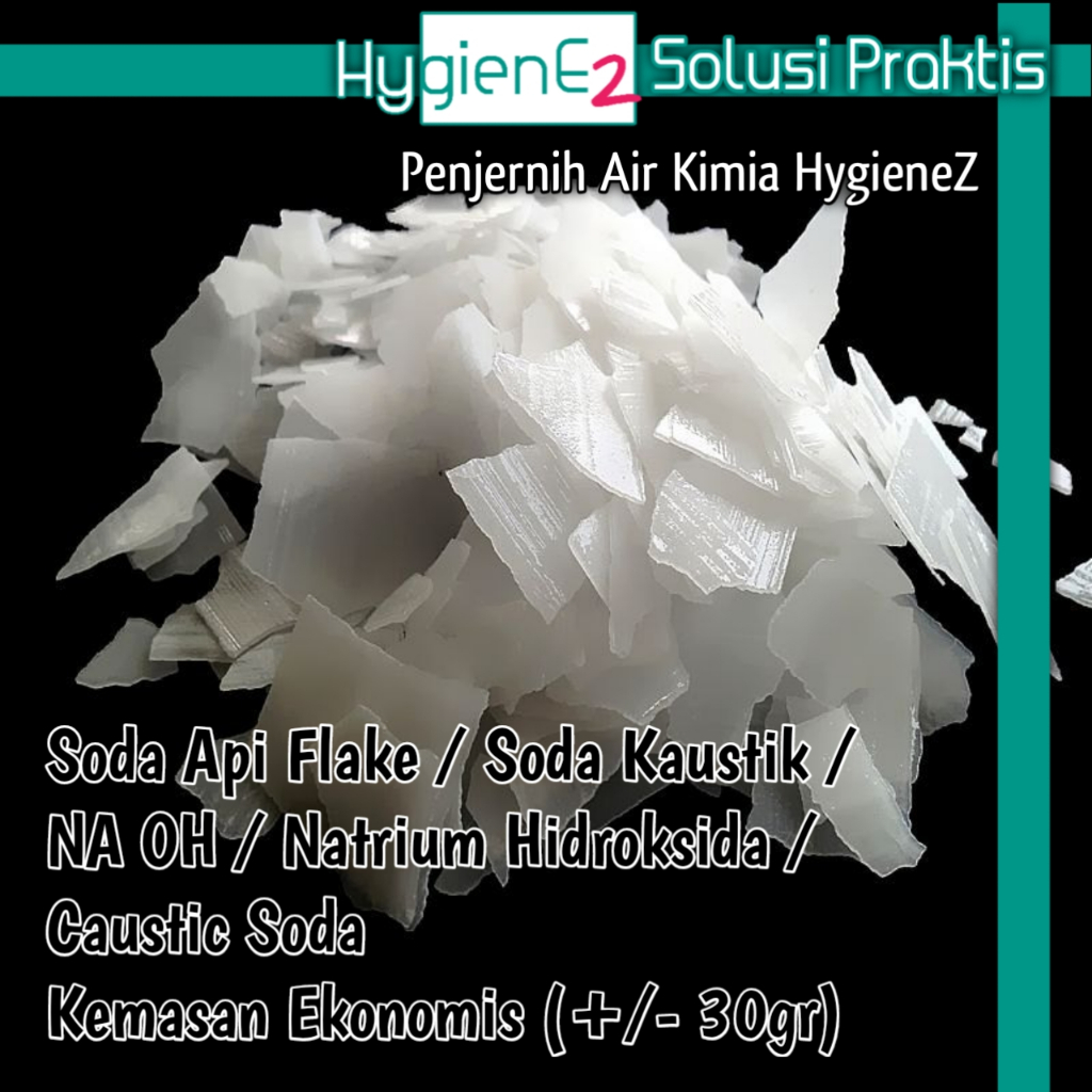 Jual 30gr SODA API FLAKE Penjernih Air Kimia & Bebatuan Alami Lengkap ...