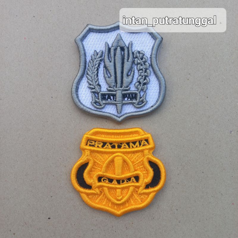 Jual Logo Kewenangan Dan Gada Pratama Bordir Timbul | Shopee Indonesia