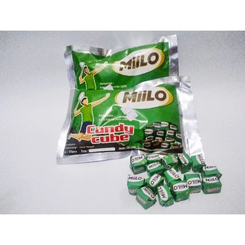 Jual 10 pcs permen milo candy cube 100%susu bubuk coklat | Shopee Indonesia