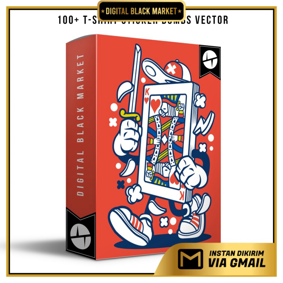 Jual 100 T-Shirt Sticker Bombs Vector - Coreldraw | Shopee Indonesia