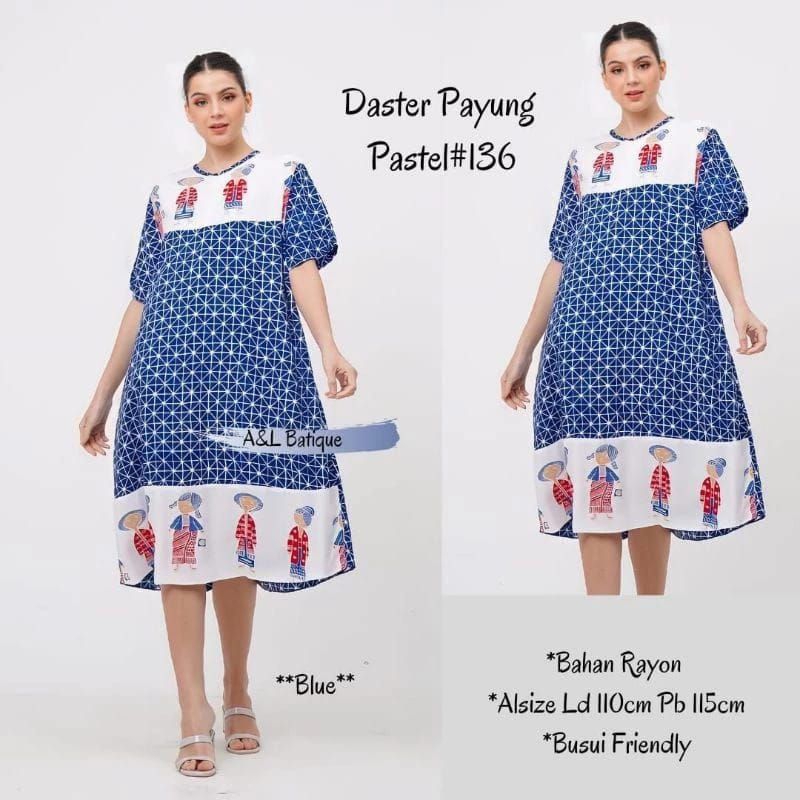 Jual SEMERBAK BATIK ORI SEKDRES DASTER PAYUNG TEJO BARIS HOMEDRESS ...