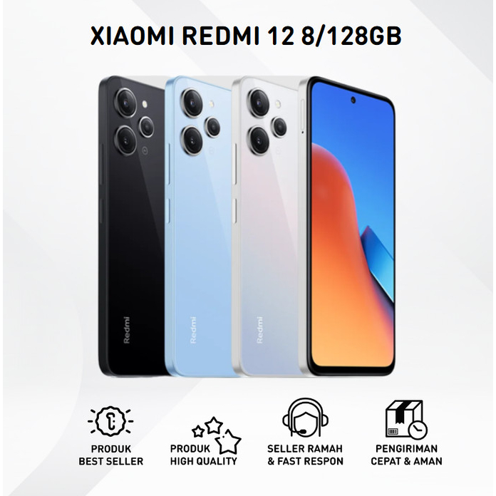 Jual REDMI 12 RAM 8/128 GB GARANSI RESMI 1 TAHUN ORIGINAL | Shopee ...