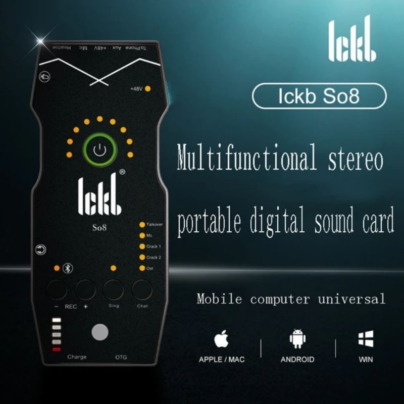 Jual SOUNDCARD ICKB SO8 PORTABLE BLUETOOTH | Shopee Indonesia