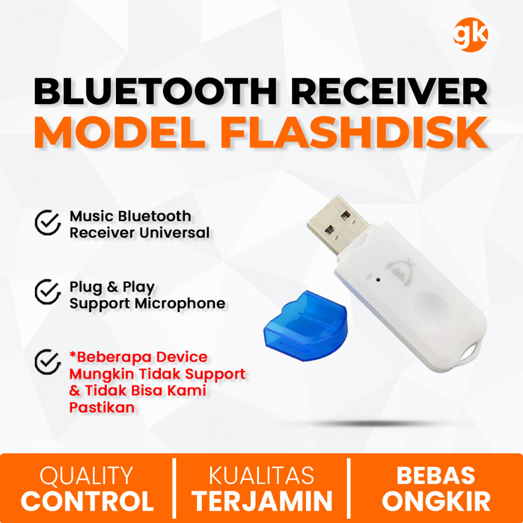 Jual Dongle Bluetooth Wireless Music Receiver Model USB Flashdisk ...