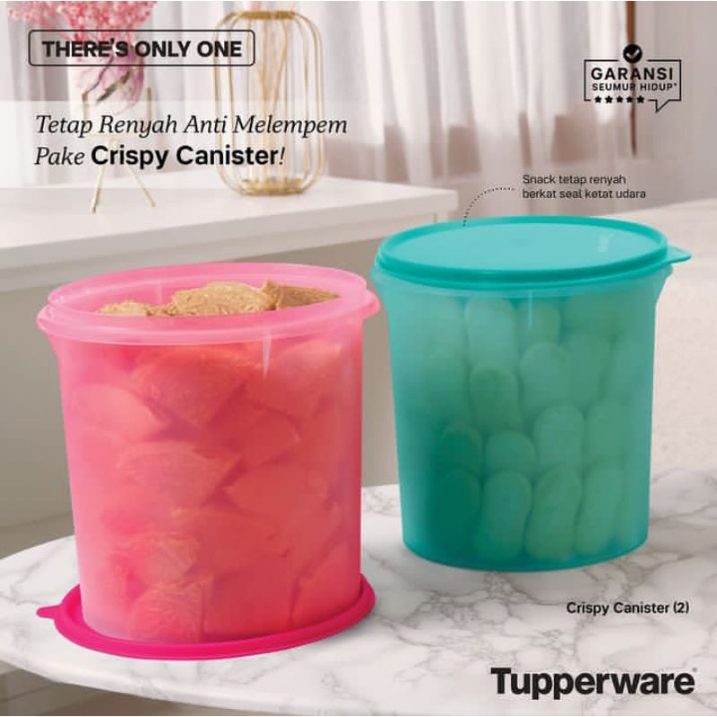 Jual Crispy canister tupperware / toples tupperware | Shopee Indonesia