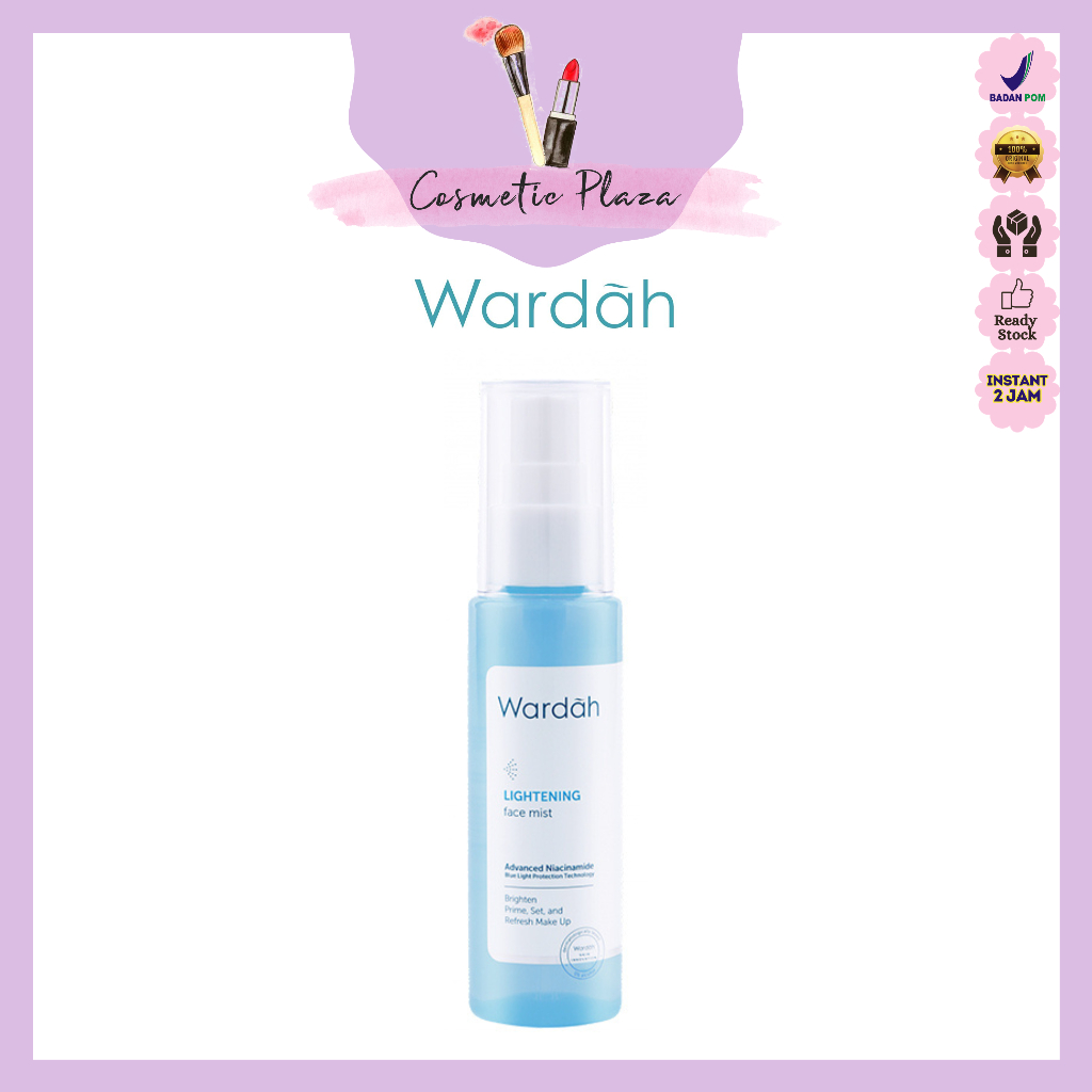 Jual WARDAH Lightening Face Facial Mist Spray 60ml BPOM | Shopee Indonesia