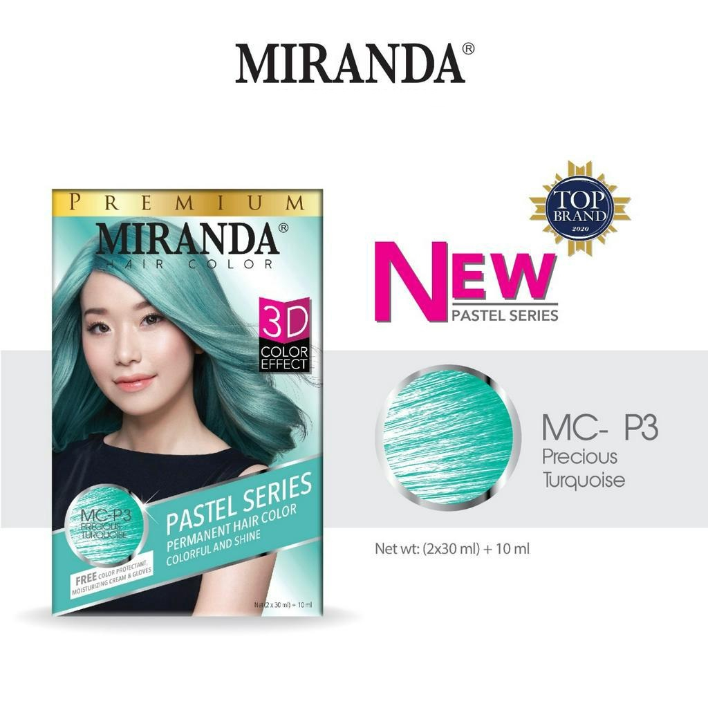 Jual MIRANDA Hair Color Pastel Proxide 30 ml Premium Permanent ...