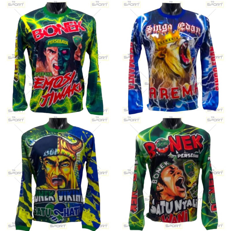 Jual JERSEY KAOS BAJU SUPORTER BOLA PRIA / JERSEY SUPORTER BOLA PANJANG ...