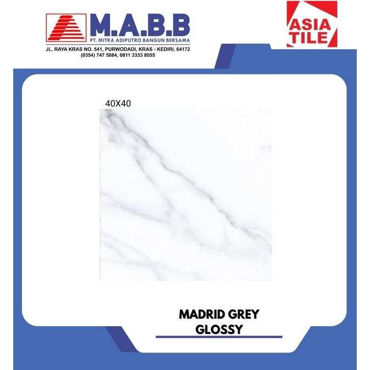 Jual Keramik Asia Tile Madrid 40x40 Glossy | Shopee Indonesia