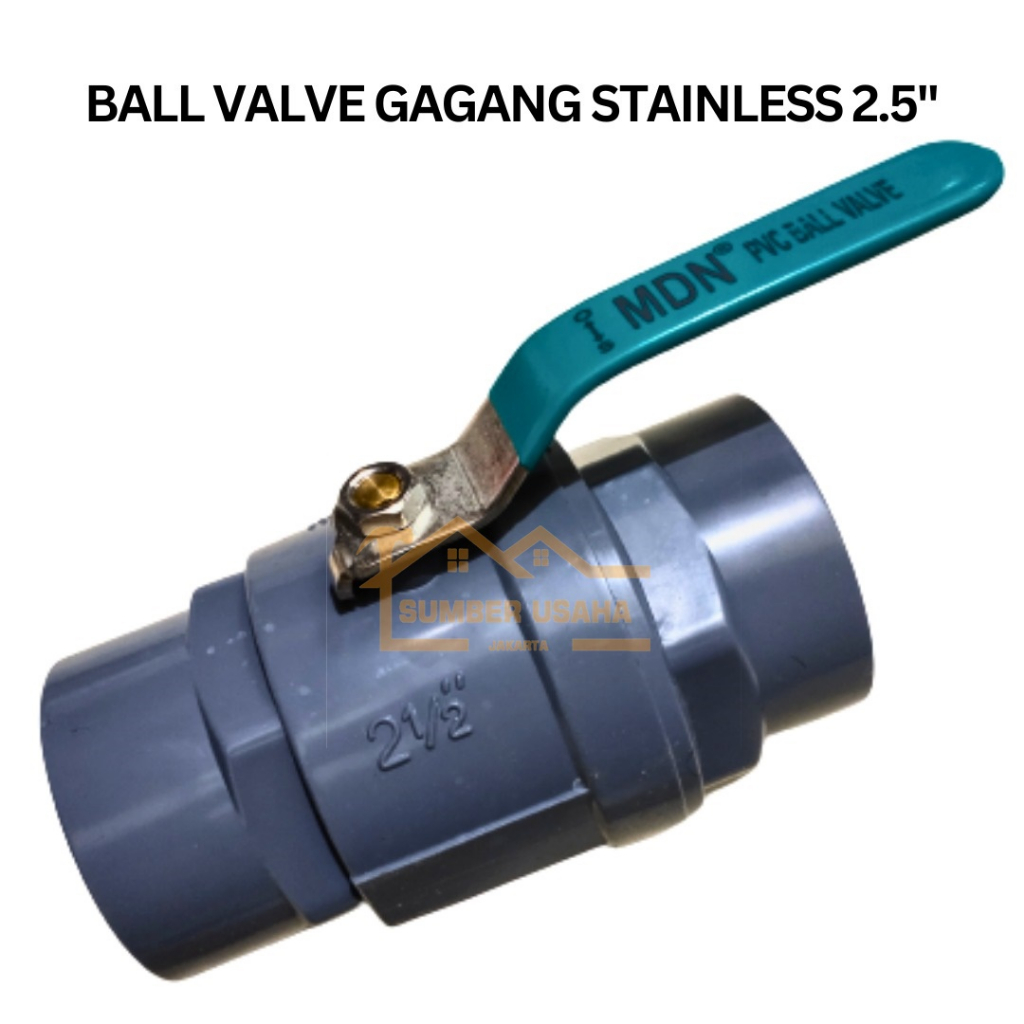 Jual Ballvalve / BallValve / Stop Kran 2 1/2" PVC Polos gg stanless Dua ...