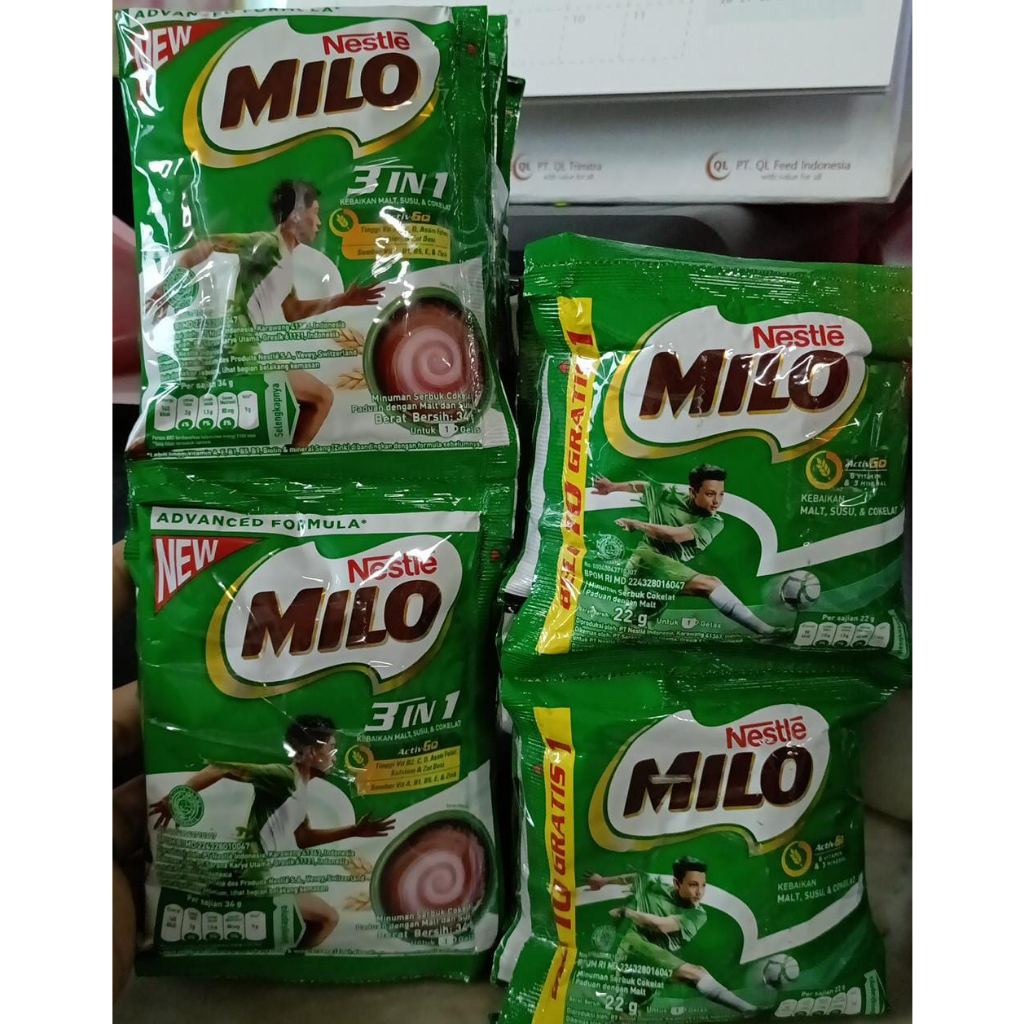 Jual Milo 3 IN 1 & ActivGo Sachet | Shopee Indonesia