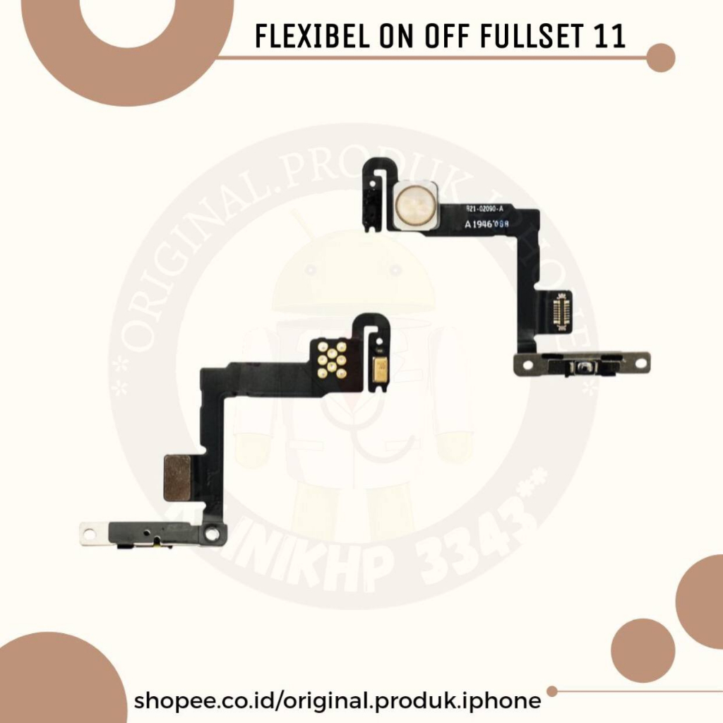 Jual FLEXIBLE ON OFF POWER + LAMPU FLASH IP 11 FULLSET ORIGINAL 100% | Shopee Indonesia