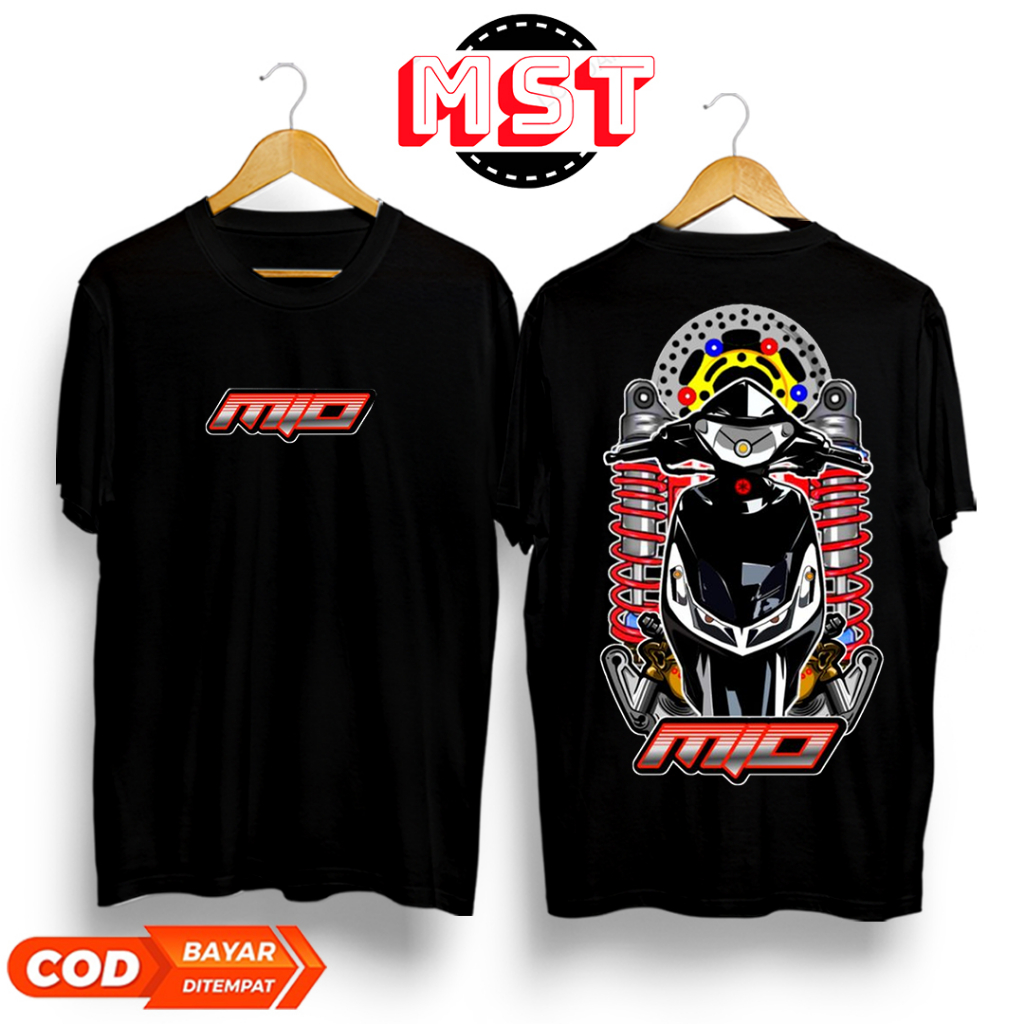 Jual KAOS MOTOR MIO BAJU PREMIUM COTTON COMBAD 30S KAOS DEKENGANE KAOS ...