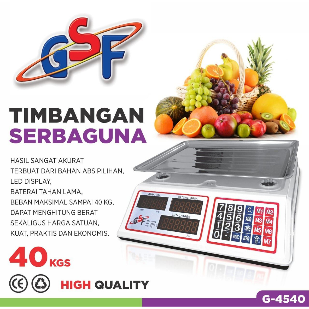 Jual Timbangan Barang Laundry Sembako Serbaguna - Digital Price ...