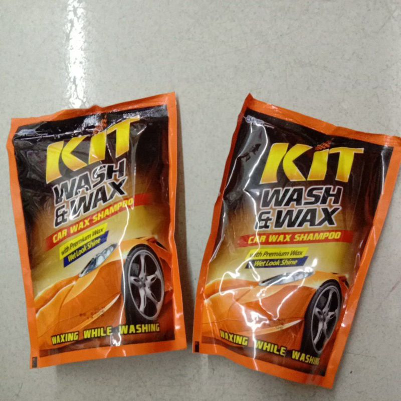 Jual Kit wash n Wax Shampo Mobil with premium wax | Shopee Indonesia