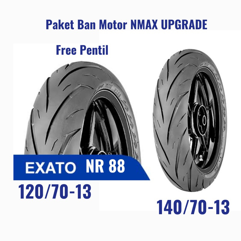Jual Paket Ban Motor NMAX UPGRADE / IRC EXATO 120 70 Ring 13 140 70 ...