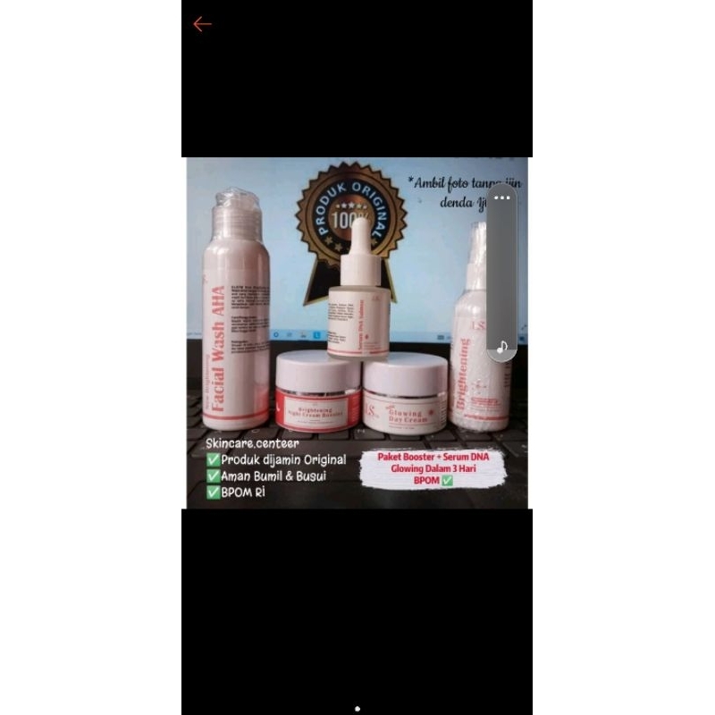 Jual paket booster + serum DNA/retinol | Shopee Indonesia