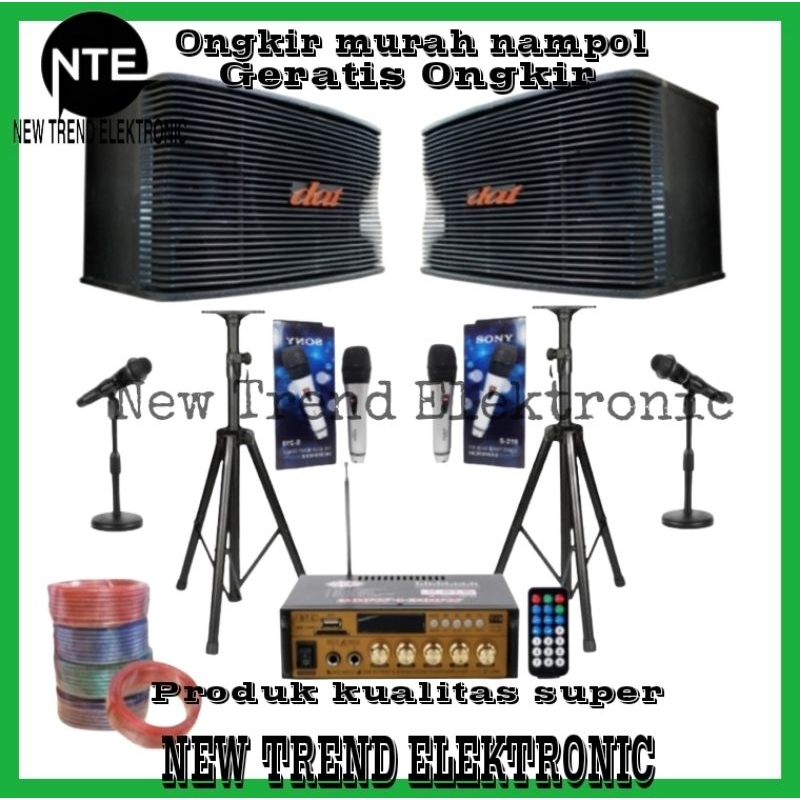 Jual Paket Sound System Speaker Dat AK 100 10 inch Villa Cafe Klinik ...