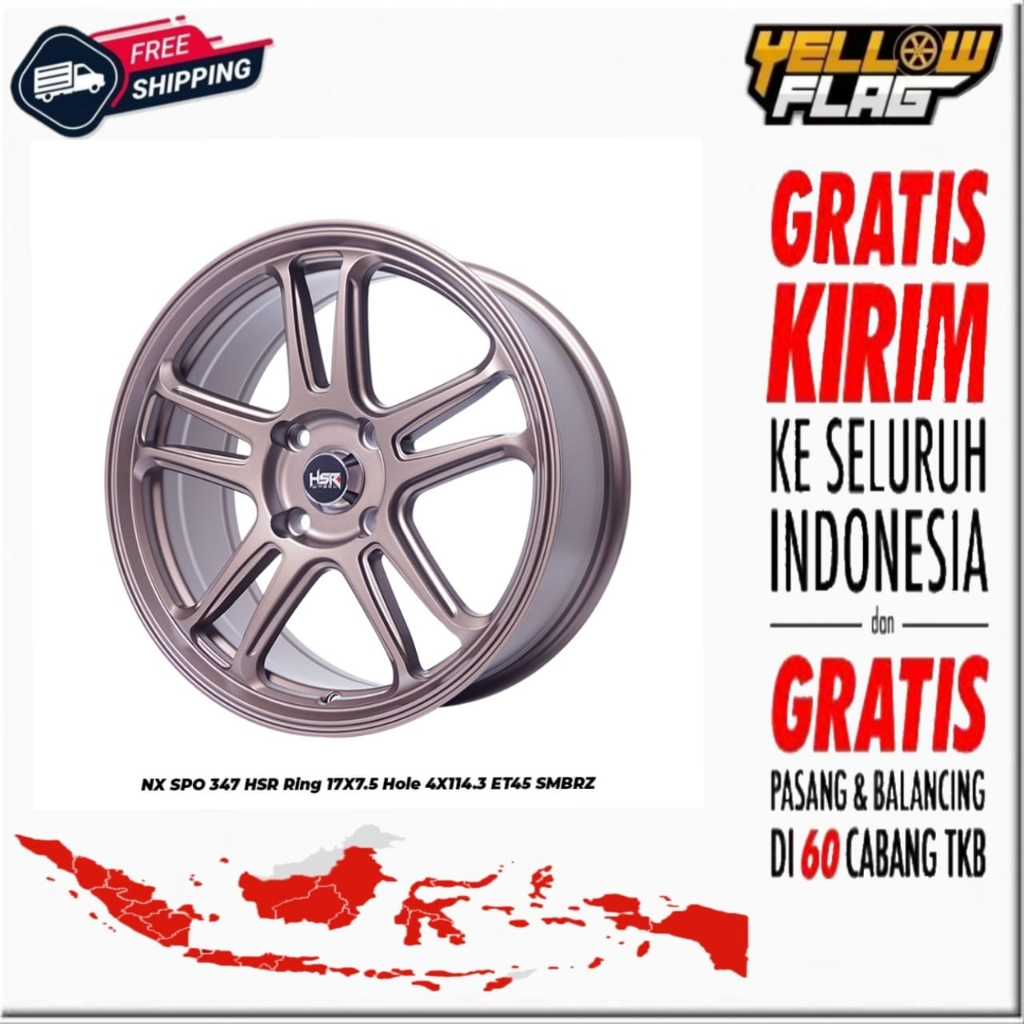 Jual VELG HSR UNTUK MOBIL AVANZA XENIA KIJANG LGX, HSR NX SPO R17 | Shopee Indonesia