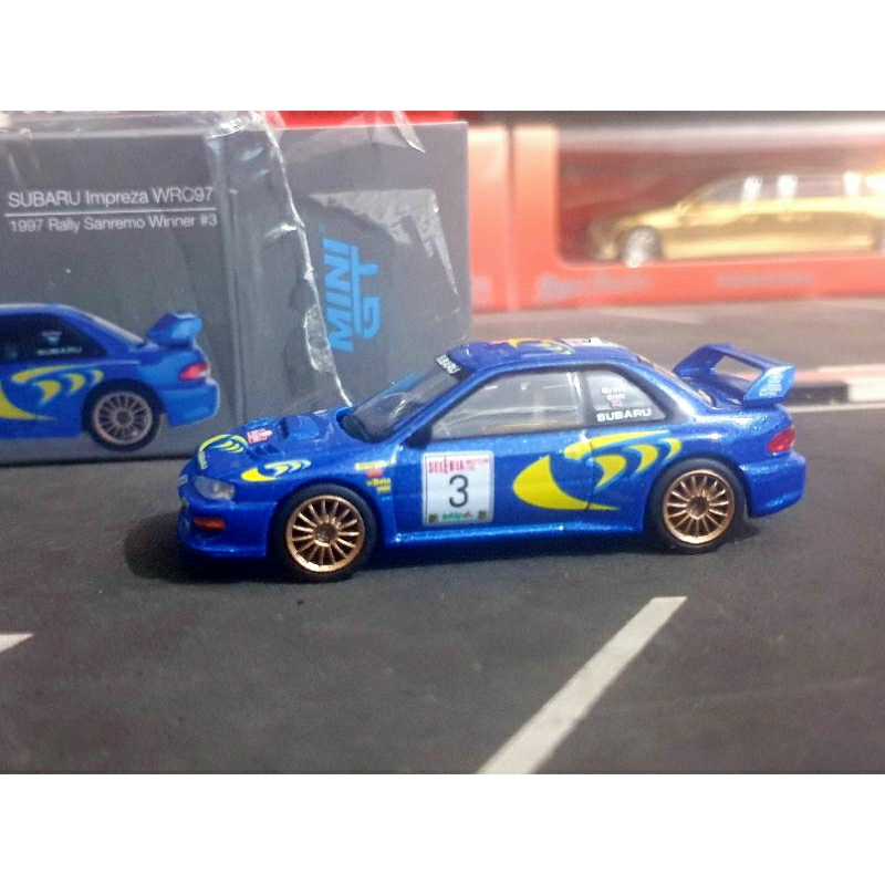 Jual DIecast Mini GT Subaru Impreza WRC 97 Rally Sanremo Winner no 512 ...