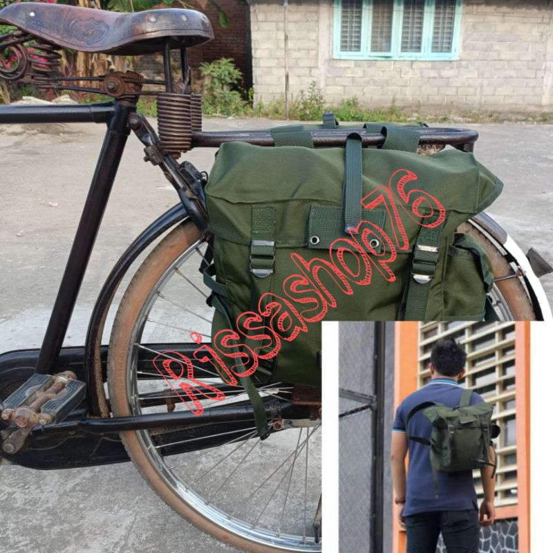 Jual Tas Sepeda Onthel Veteran | Shopee Indonesia